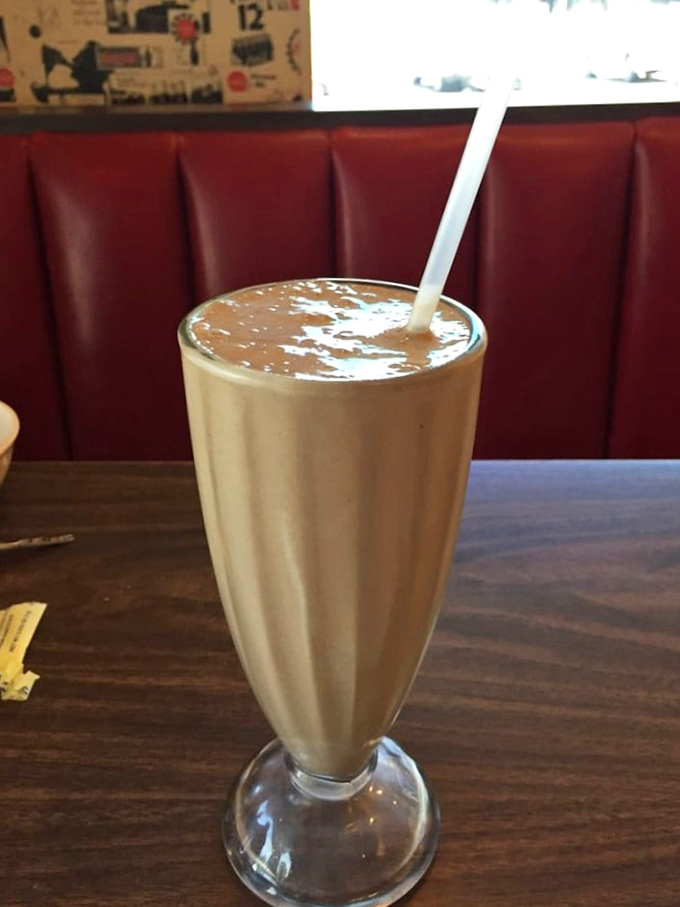 A chocolate malt so authentic it makes you want to use words like "swell" and wonder why we ever abandoned fountain service for drive-thru windows.