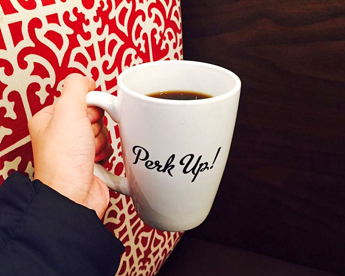 "Perk Up!" isn't just a cute coffee mug slogan—it's the Lincoln Square morning mandate that's fulfilled with every caffeinated sip.
