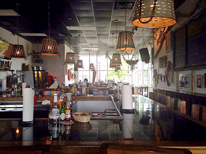 A bar that feels like the captain's table on a particularly delicious fishing expedition&mdash;minus the seasickness.