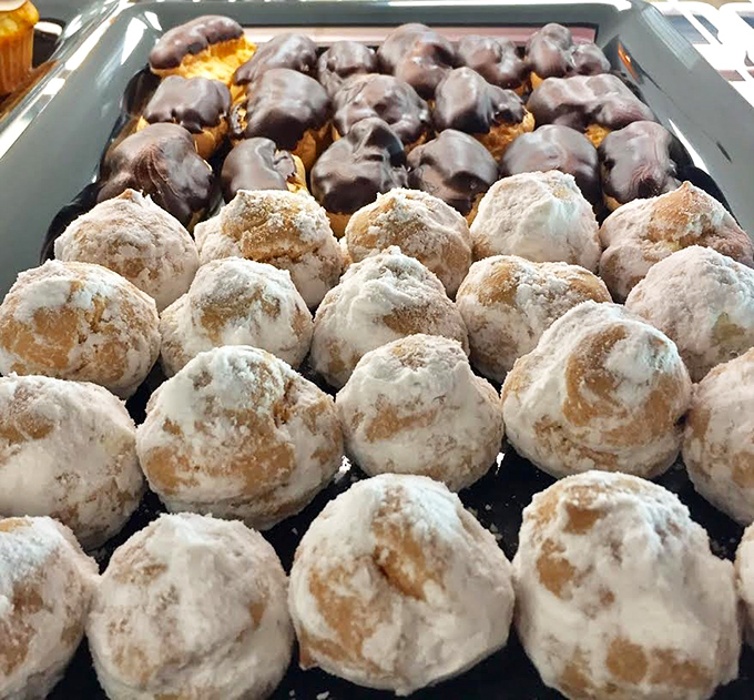 These cream puffs and chocolate-dipped pastries aren't just desserts; they're edible joy bombs waiting to explode with flavor in your mouth.