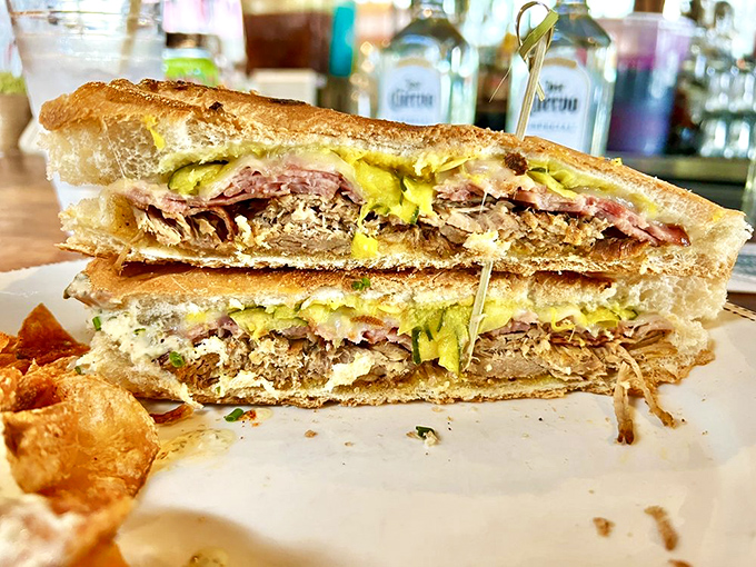 A Cuban sandwich with architectural integrity that would make Miami proud. Layers of flavor pressed between bread that's both crisp and tender