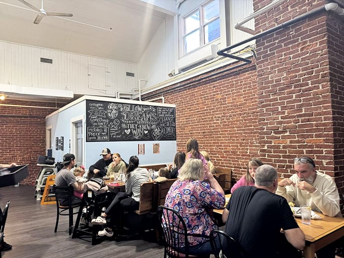 The weekend breakfast crowd at Gracie's isn't just eating&mdash;they're participating in a community tradition that brings together families, friends, and food.