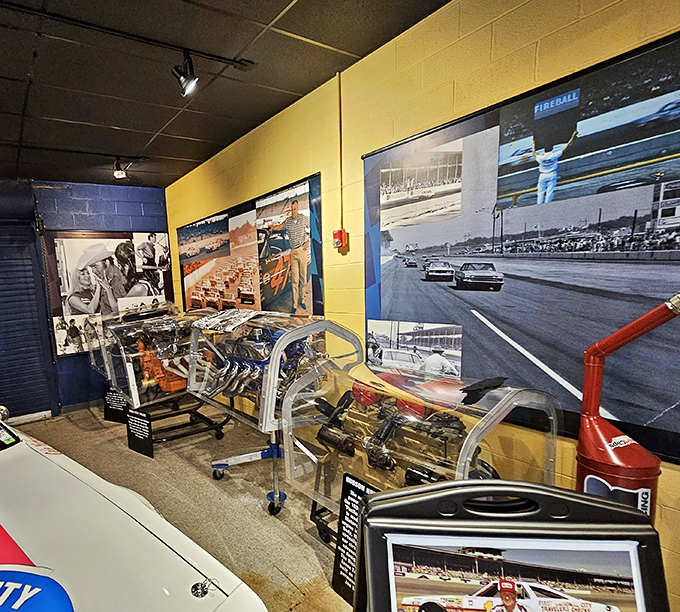 The exposed innards of racing power &ndash; where engineering meets art in the pursuit of checkered flags.