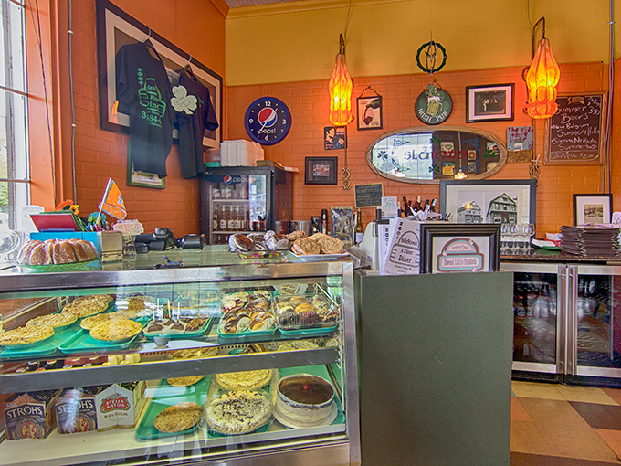 The dessert case &ndash; where willpower goes to die. Those homemade treats behind glass are practically begging to be your "second breakfast."