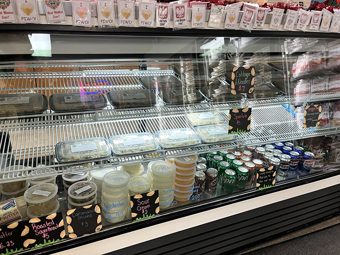 The market side of this operation means you're never more than a frying pan away from pierogi perfection in your own kitchen.