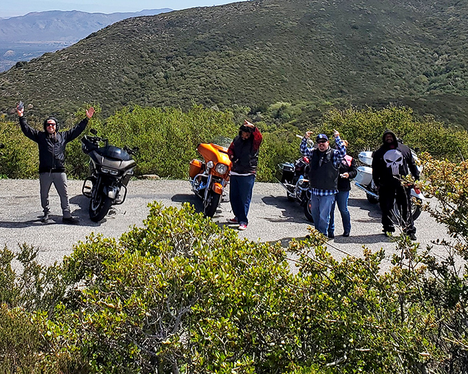 Motorcycle enthusiasts find Julian's winding mountain roads and spectacular viewpoints make for the perfect weekend ride from San Diego.