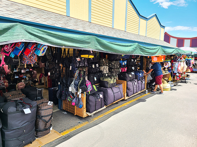 Bag it up! This luggage wonderland offers everything from weekend duffels to cross-country suitcases&mdash;because you'll need something to carry all your other purchases.