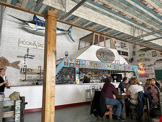 The bar area isn't just serving drinks&mdash;it's creating the backdrop for stories you'll tell for years to come. 