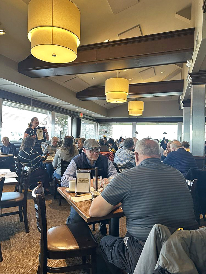 A dining room humming with conversation and satisfaction&mdash;the universal language of good food being enjoyed by people who know the real thing.