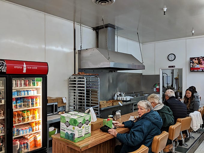 Where conversations happen over coffee and donuts instead of texts and emojis.