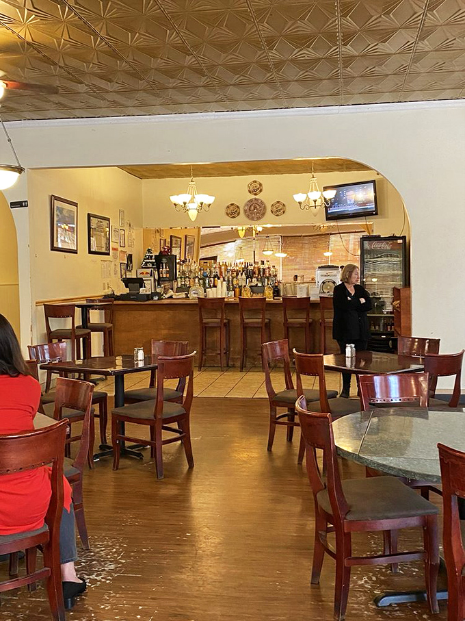 A dining room where memories are made between bites of burrito. The warm lighting makes everyone look like they're in a food commercial.