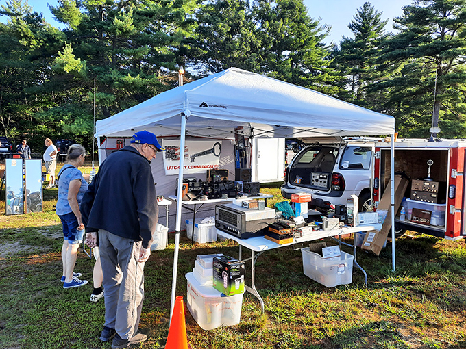 Technology's evolution on display—where else can you find yesterday's cutting-edge gadgets becoming today's conversation pieces?