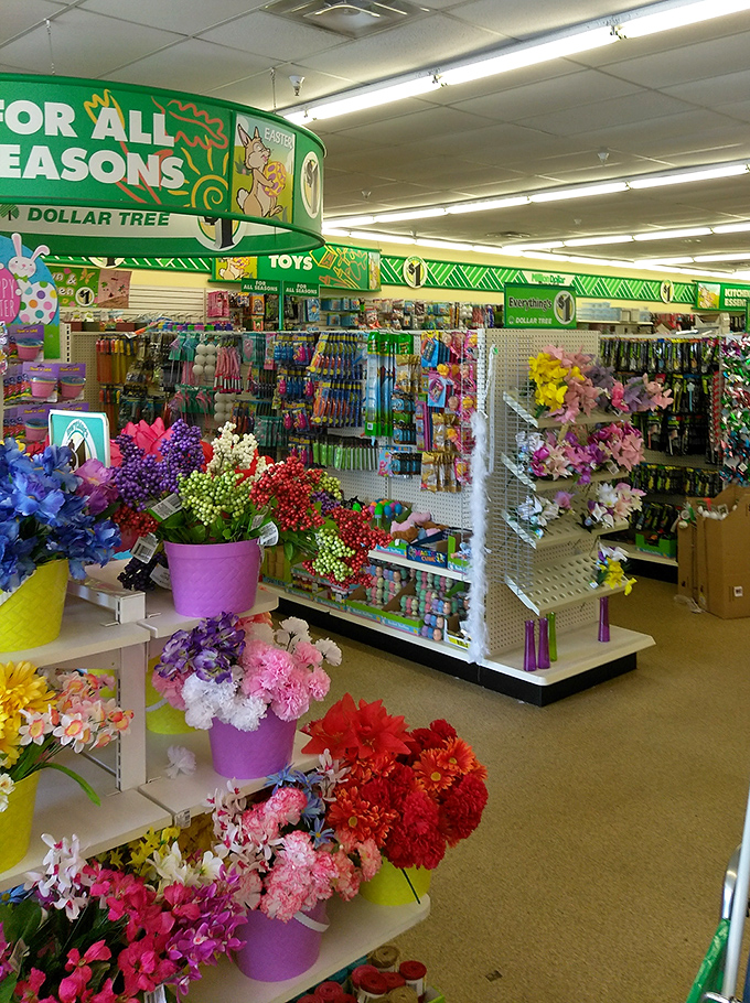 A rainbow of artificial flowers stands ready to brighten homes, offices, and events without the wilting disappointment of real blooms.