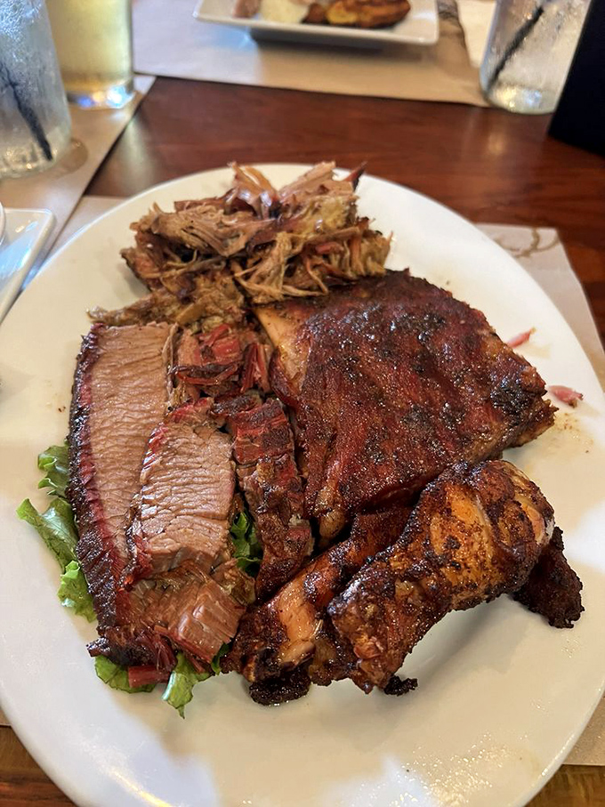 The Hideaway Sampler: for when making decisions is too hard and FOMO is too real. A meat lover's dream team on a single plate.