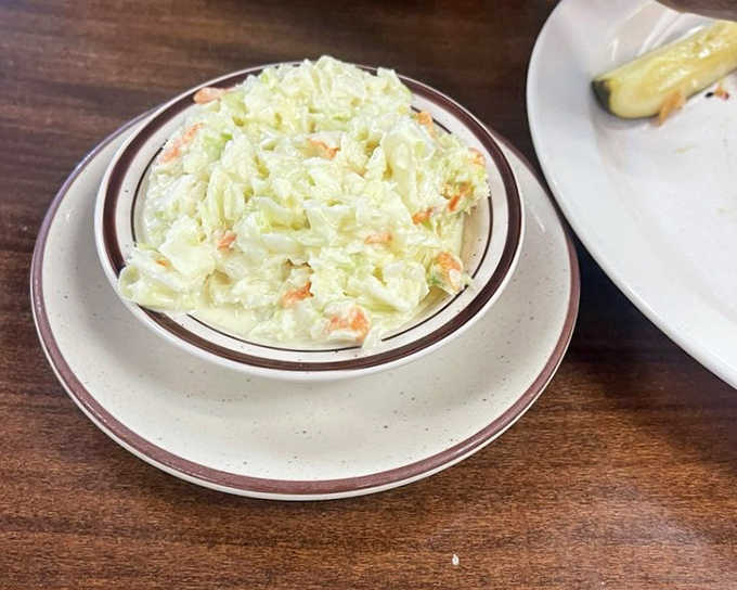 Coleslaw that refuses to be a mere side dish. Fresh, creamy, and bright enough to deserve its own spotlight moment.
