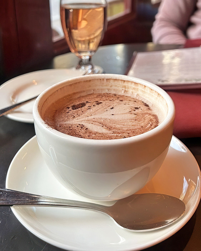 This isn't just hot chocolate&mdash;it's liquid velvet in a cup. The kind that makes you wonder why Swiss Miss even exists.