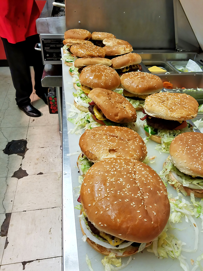 The kitchen pass&mdash;that magical portal where orders go in and California drive-in dreams come out.