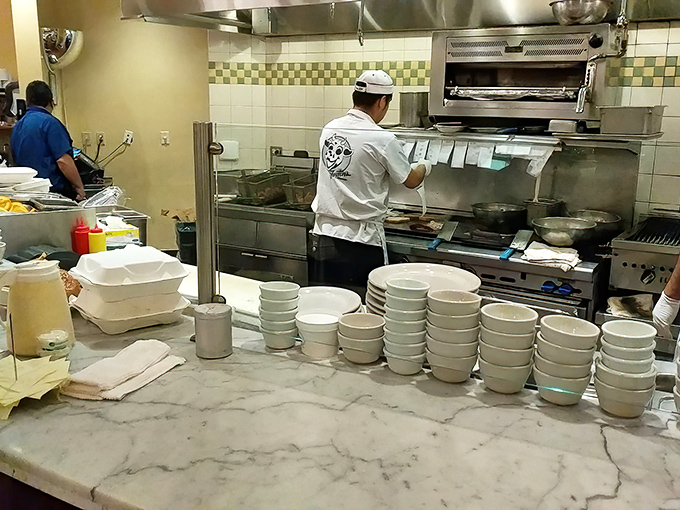 The kitchen ballet—where bowls stand at attention, waiting to cradle creations that will soon elicit gasps of delight.