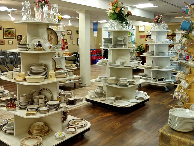 Dish paradise: where mismatched becomes "curated collection" and complete sets await their starring role at your next dinner party.