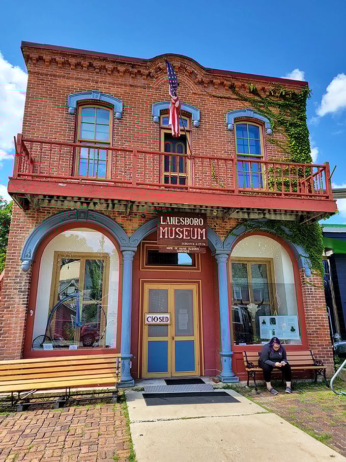 Lanesboro's Museum preserves the town's history in a building that's an artifact itself, complete with architectural flourishes from a more ornate era.