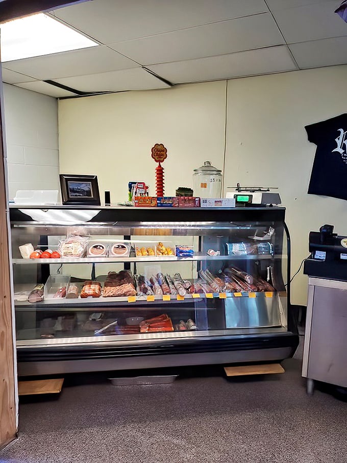 The deli case—where dreams are made and decisions become impossible. Each package contains traditions passed down through generations.