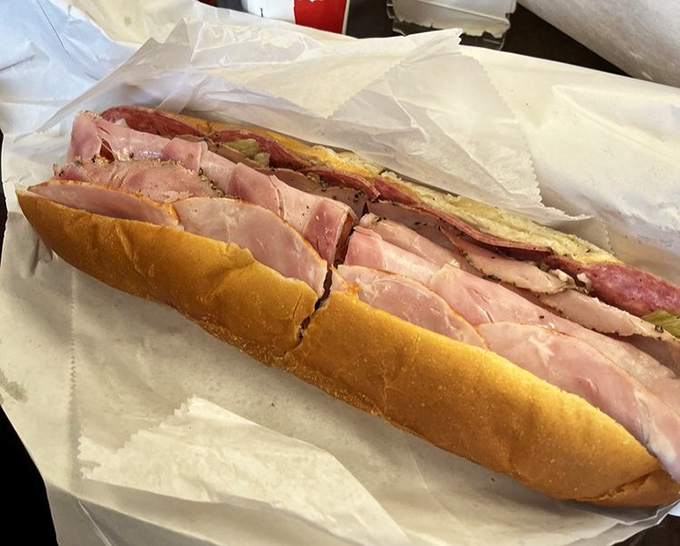 This Italian hoagie isn't just a sandwich &ndash; it's an engineering achievement where bread serves as structural support for a meat skyscraper.