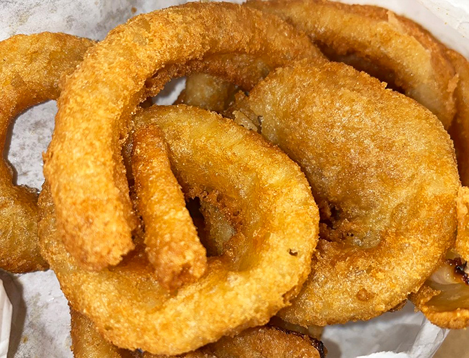 These aren't just onion rings&mdash;they're golden halos of crispy perfection that deserve their own place in the side dish hall of fame.