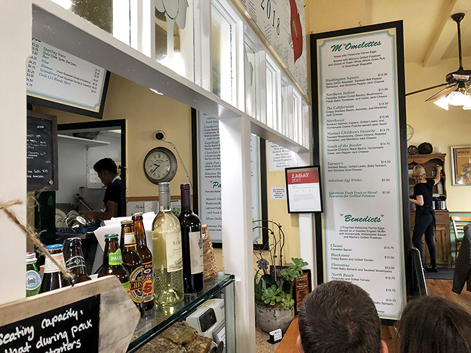 Where decisions are made and appetites are tested. The menu board is like a delicious Choose Your Own Adventure book for grown-ups.