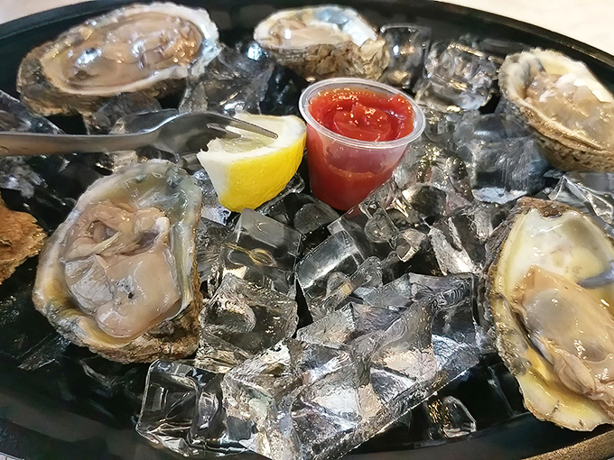 Fresh oysters on ice&mdash;nature's perfect appetizer. Just a squeeze of lemon, a dot of cocktail sauce, and you're experiencing the ocean one slurp at a time.