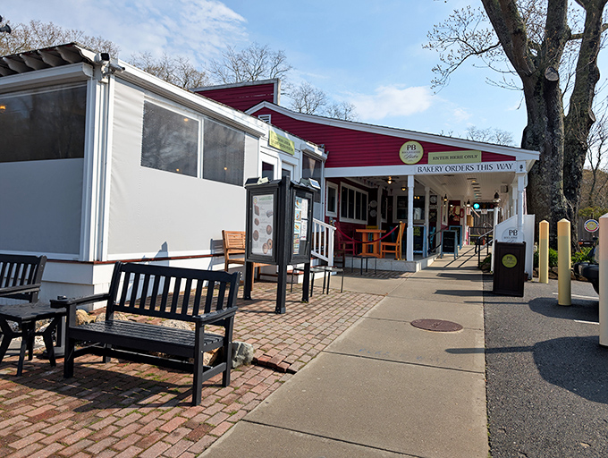 PB Boulangerie brings a touch of Parisian charm to Cape Cod, where the aroma of fresh pastries creates a magnetic pull.