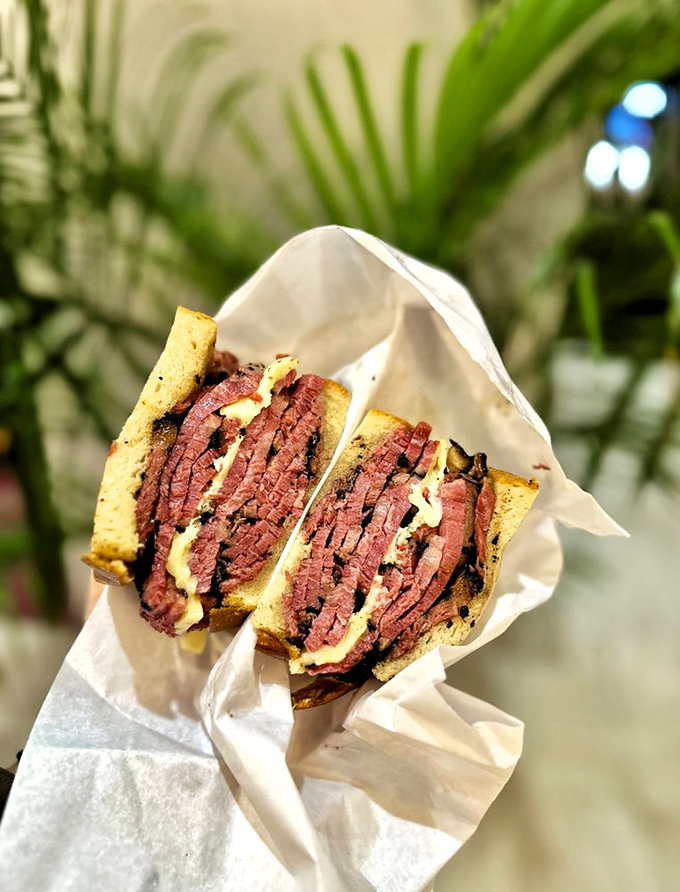 This isn't just a sandwich &ndash; it's architecture, it's history, it's a pastrami masterpiece wrapped in paper like the gift to humanity it truly is.