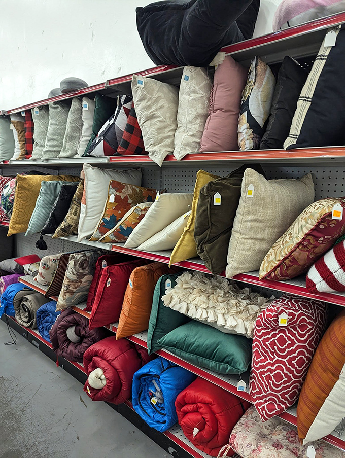 Pillows and bedding in every imaginable color and pattern stand ready to transform your bedroom without transforming your bank account.