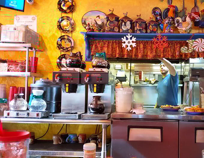 Behind every great breakfast is a well-organized kitchen, where coffee flows as freely as the Florida sunshine.