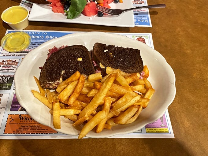 This Reuben isn't just a sandwich &ndash; it's architecture, it's art, it's the reason people invented lunch breaks.