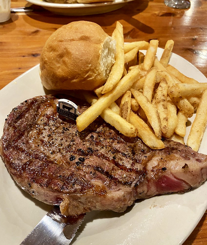 A perfectly grilled ribeye that makes you want to write poetry&mdash;or at least send a thank-you note to the cow and the grill master.