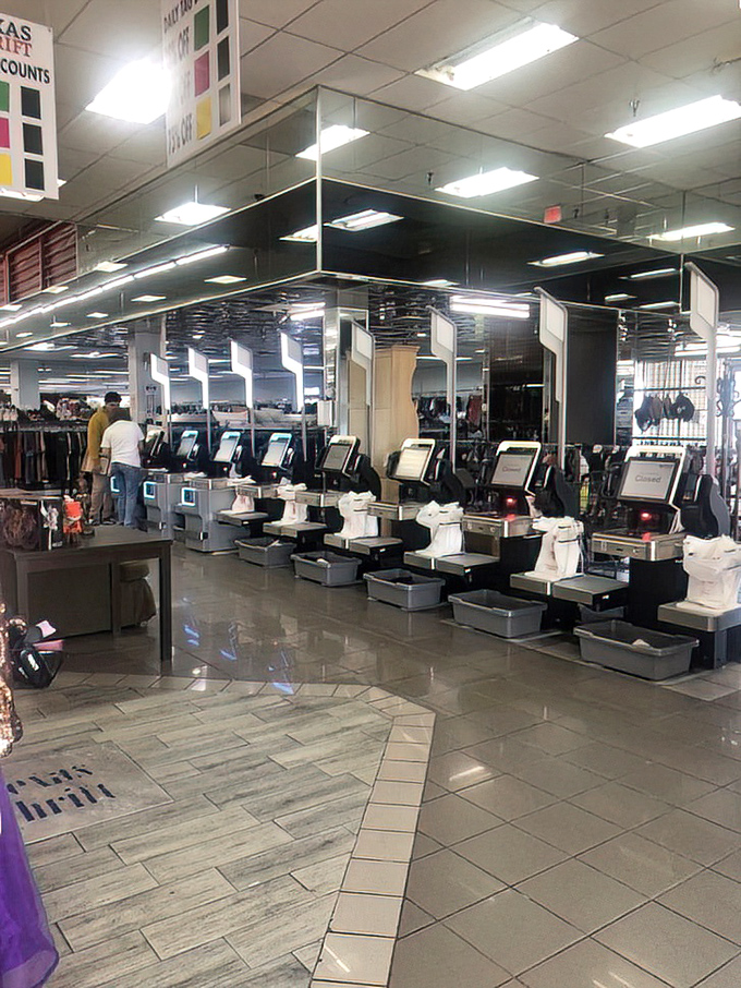The final frontier of any thrifting expedition&mdash;checkout lanes where treasures transform from store inventory to personal possessions.
