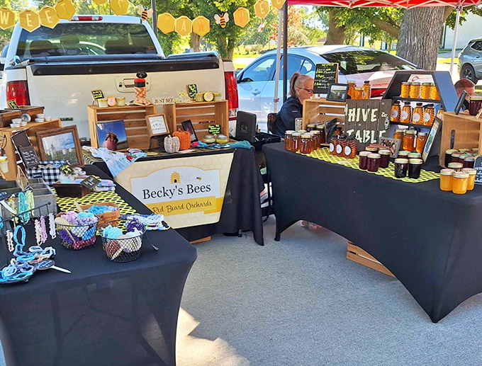 Becky's Bees brings the sweet science of honey-making to Seward's Farmer's Market, where shopping local isn't a trend &ndash; it's tradition.
