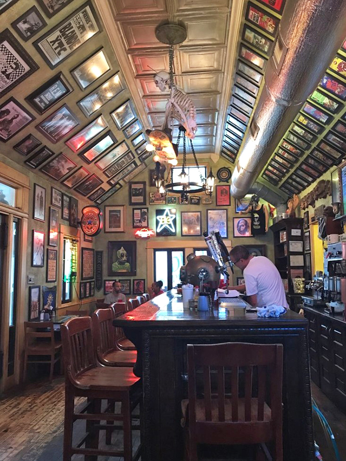 Where magic happens. The bar seating offers front-row tickets to the breakfast show that's been winning hearts for years.