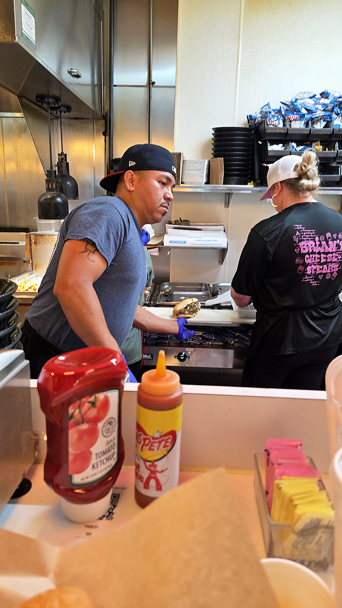 The magic happens behind the counter, where skilled hands transform simple ingredients into masterpieces worthy of a road trip.