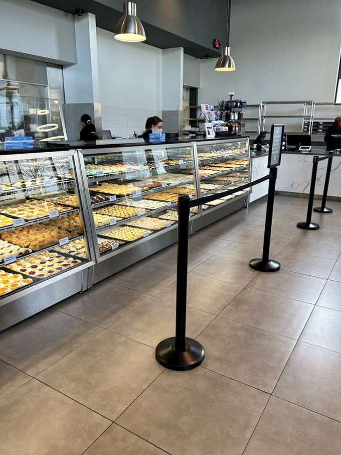 Behind every great pastry is a team of dedicated bakers. These display cases don't magically fill themselves with deliciousness, you know!