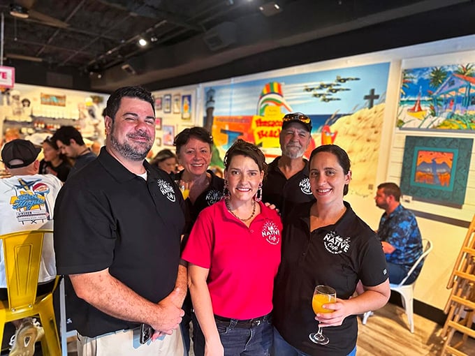 The staff looks like they actually enjoy working here&mdash;the rarest delicacy in the restaurant business.