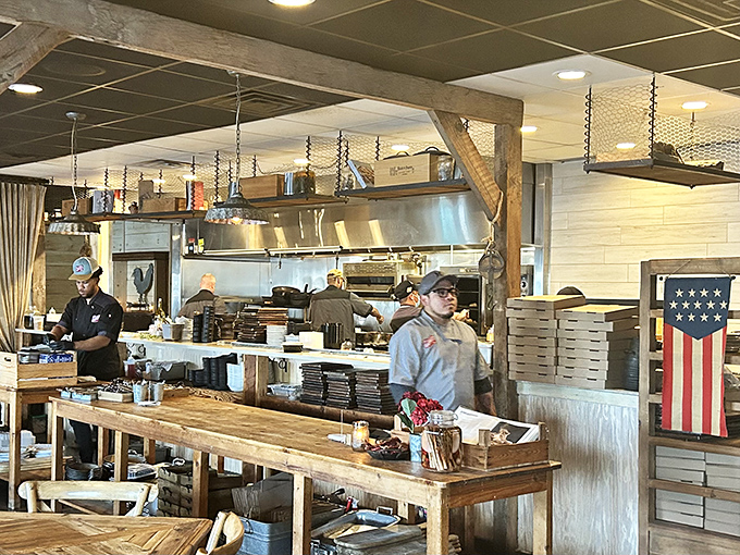 The open kitchen isn't just for show&mdash;it's theater where chefs perform culinary magic without hiding any of their delicious secrets.