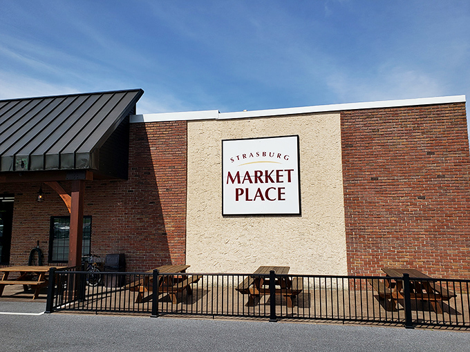 Strasburg Market Place offers a modern take on tradition, where picnic tables invite you to sit and contemplate how many local treats you can reasonably consume in one visit.