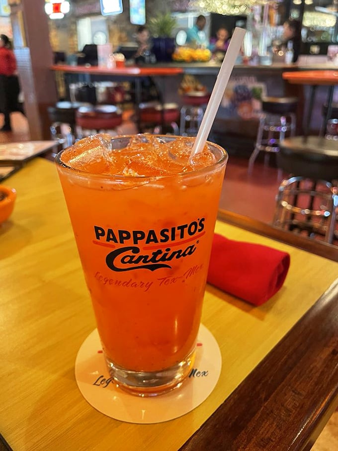 This strawberry lemonade isn't just a drink&mdash;it's summer in a glass, wearing the restaurant's logo like a proud badge of honor.