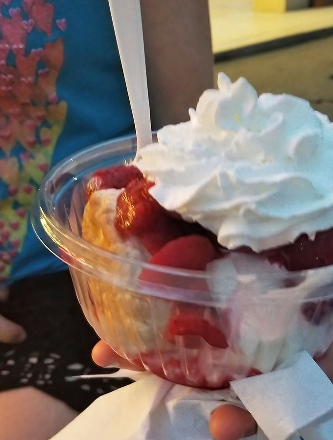 Strawberry shortcake in custard form&mdash;summer distilled into a cup. The whipped cream crown makes it dessert royalty worth bowing to.