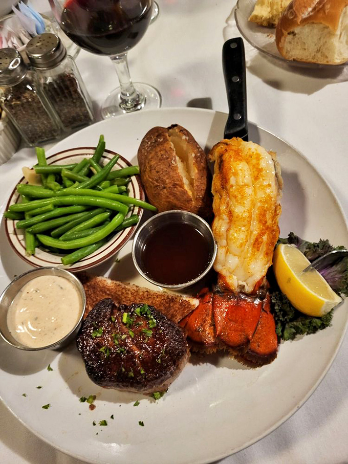 Surf and Turf: where land meets sea in perfect harmony, like the culinary equivalent of a beautiful sunset over the ocean.