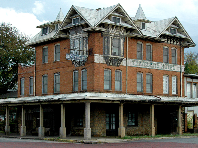 The Travelers Hotel has seen more history than most history books. Its Victorian architecture stands as a testament to bygone elegance.