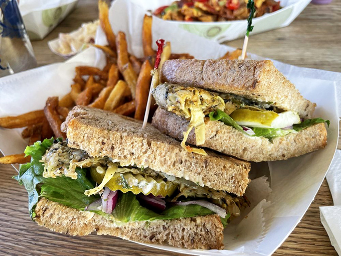 This vegan sandwich proves plant-based eating isn't about sacrifice&mdash;it's about creativity, texture, and flavors that don't need to apologize.