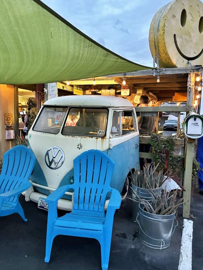 That vintage VW bus isn't going anywhere, but your taste buds are about to take a road trip.