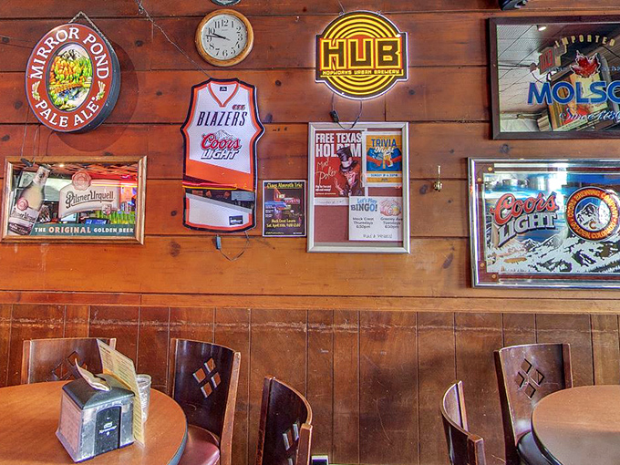 Wall decorations tell stories of Portland's past &ndash; from Blazers memorabilia to vintage beer signs that have watched the neighborhood evolve.